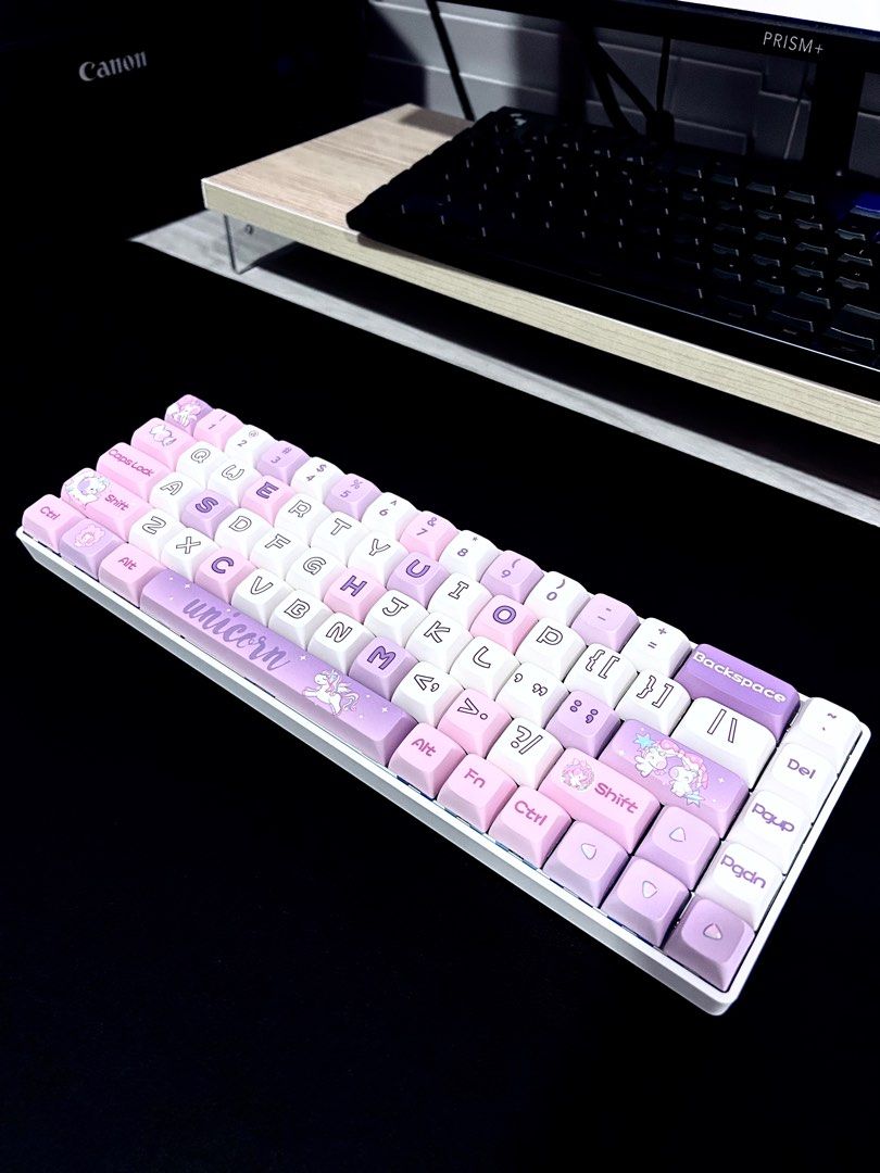 65% custom mechanical keyboard ( unicorn keycaps), Computers & Tech, Parts & Accessories ...
