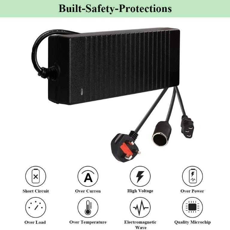 [958] 12V 5A 120W Car Cigarette Lighter Power Converter Inverter ...