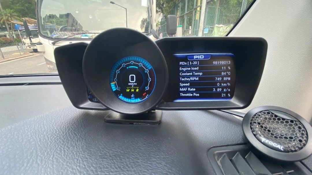 A600 HUD Head-up Display Gauge GPS OBD HD LCD Driving Computer Safe ...