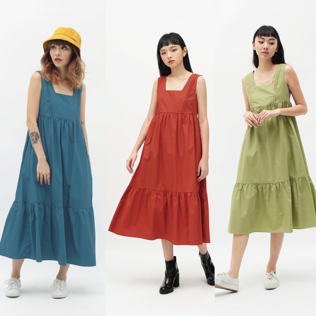 A for Arcade Adelia Midi Dress, Women's Fashion, Dresses & Sets ...