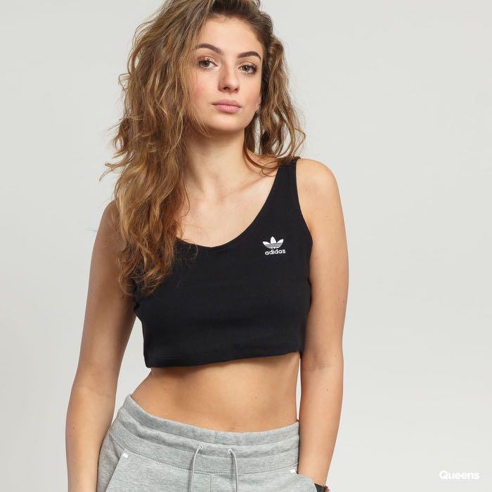 Adidas Originals Cropped Tank, Women's Fashion, Tops, Sleeveless on ...