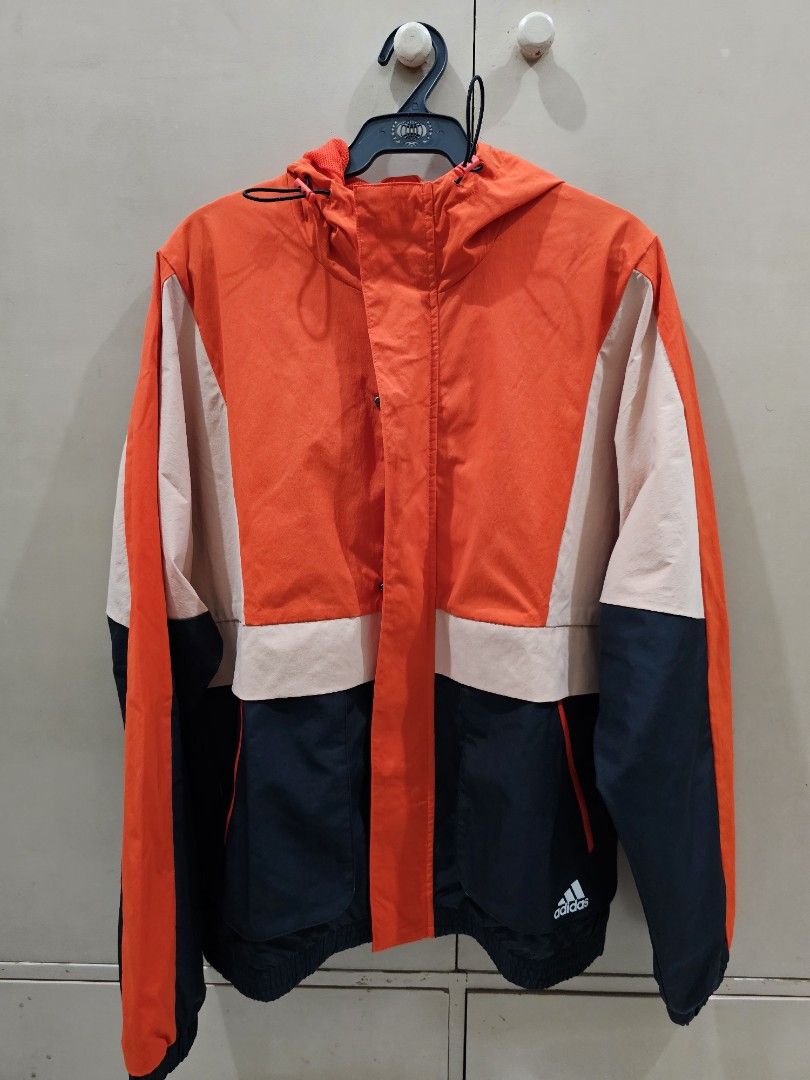 Adidas Tri Color Windbreaker on Carousell