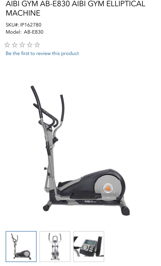 AIBI GYM AB-E830 AIBI GYM ELLIPTICAL MACHINE, Sports Equipment ...