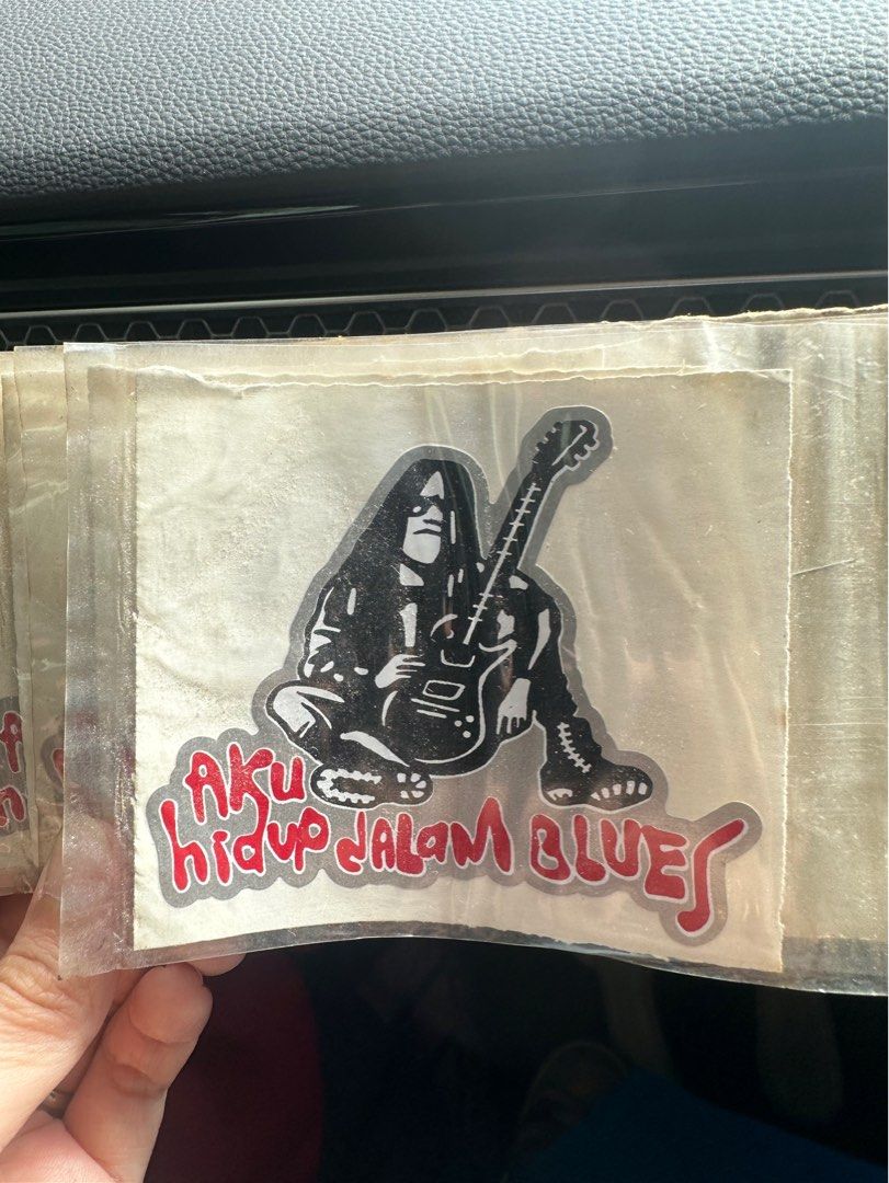 Aku Hidup Dalam Blues Sticker, Hobbies & Toys, Stationery & Craft, Art ...