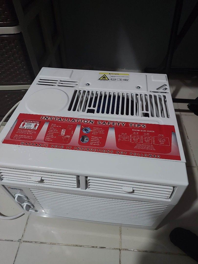 Astron Aircon Inverter.6hp like new, TV & Home Appliances, Air ...