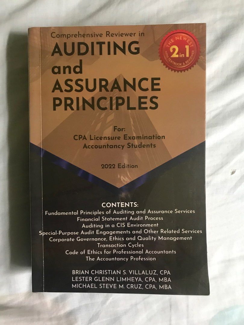 Auditing and Assurance Principles (2022 Edition), Hobbies & Toys, Books ...