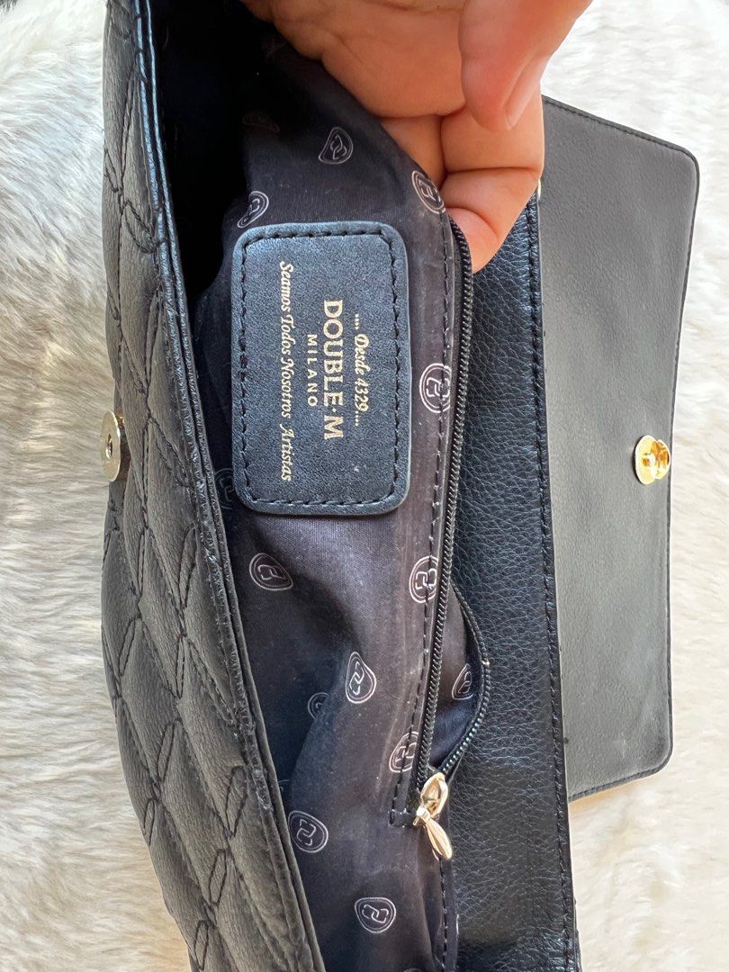 Authentic Double M Milano Convertible Shoulder and Sling Quilted ...