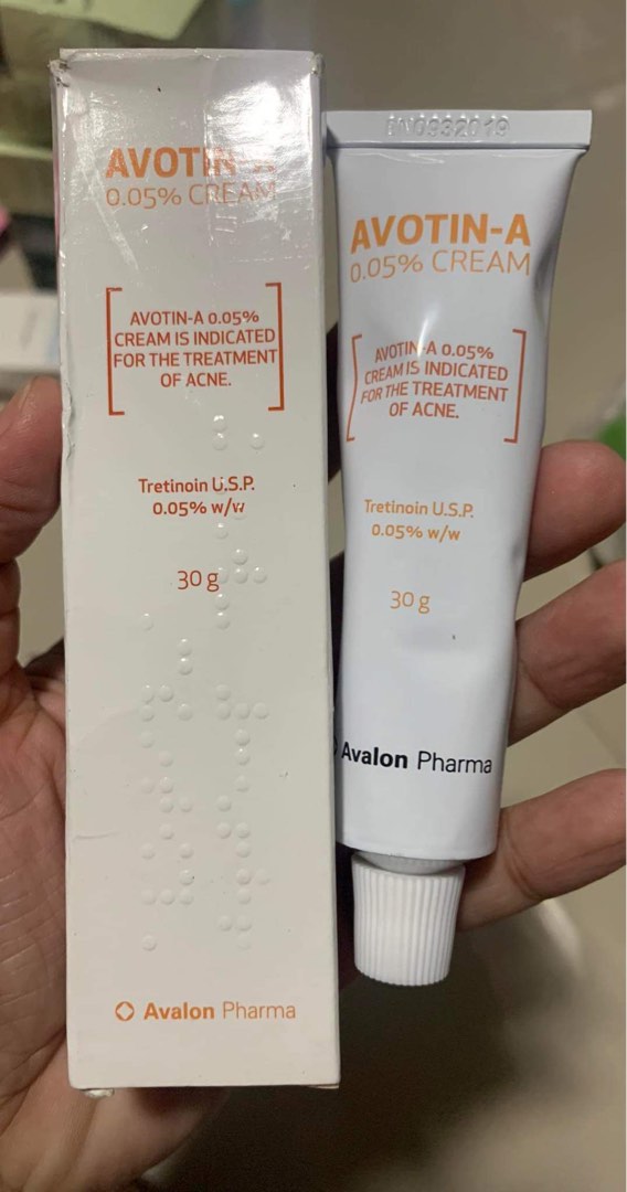 Avotin-A .05% Cream 30g For Acne /400 pesos on Carousell