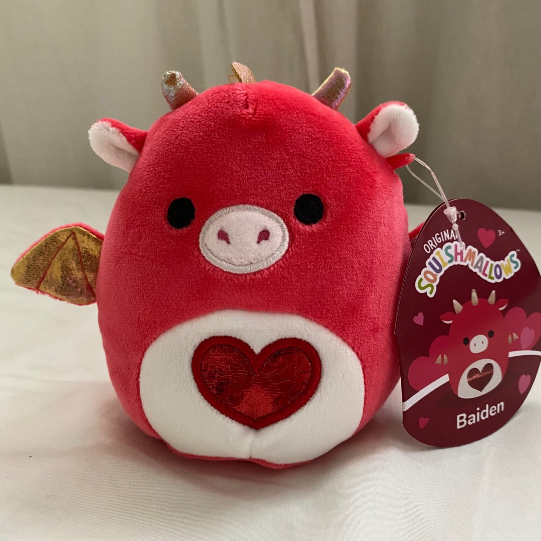 Baiden the Dragon 4.5" Squishmallow x Valentine's Day Collection ...