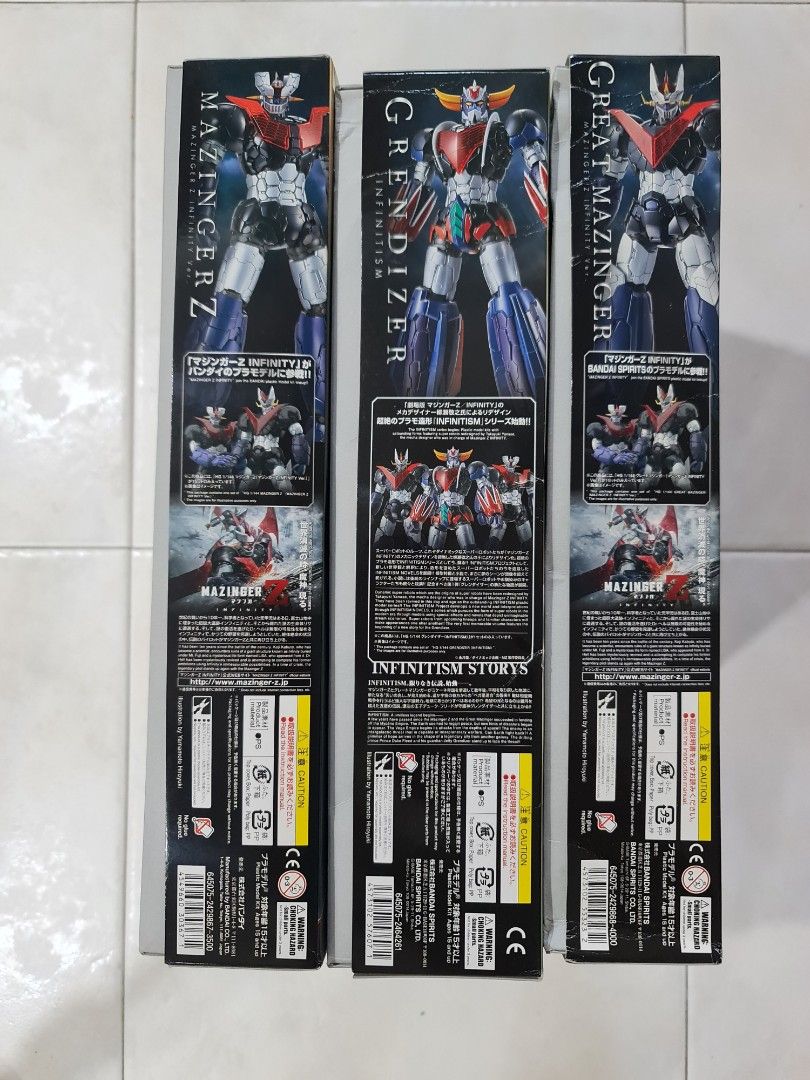 Bandai HG 1/144 Mazinger Z & Great Mazinger Infinity Ver Grendizer Infinitism, Hobbies & Toys ...