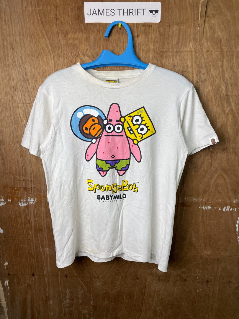 BAPE X SPONGEBOB TEE on Carousell