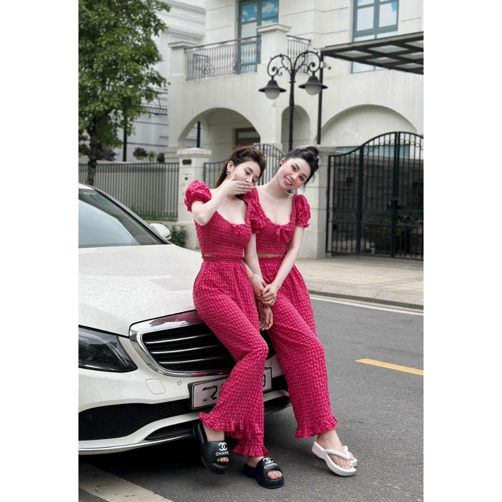 Barbie hot pink set, Women's Fashion, Dresses & Sets, Sets or ...