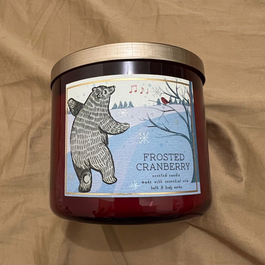 Bath & Body Works Frosted Cranberry Scented Candle on Carousell Bath & Body Works Frosted Cranberry Scented Candle on Carousell