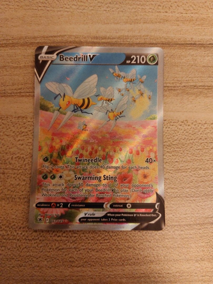 Beedrill V alt art, Hobbies & Toys, Memorabilia & Collectibles, Vintage ...