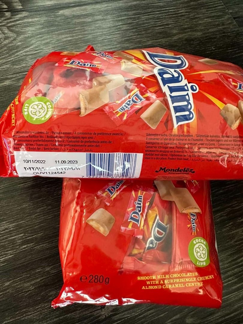 BEST SELLER! Daim Chocolate Travel Pack 280g (Made in Sweden), Food & Drinks, Other Food ...