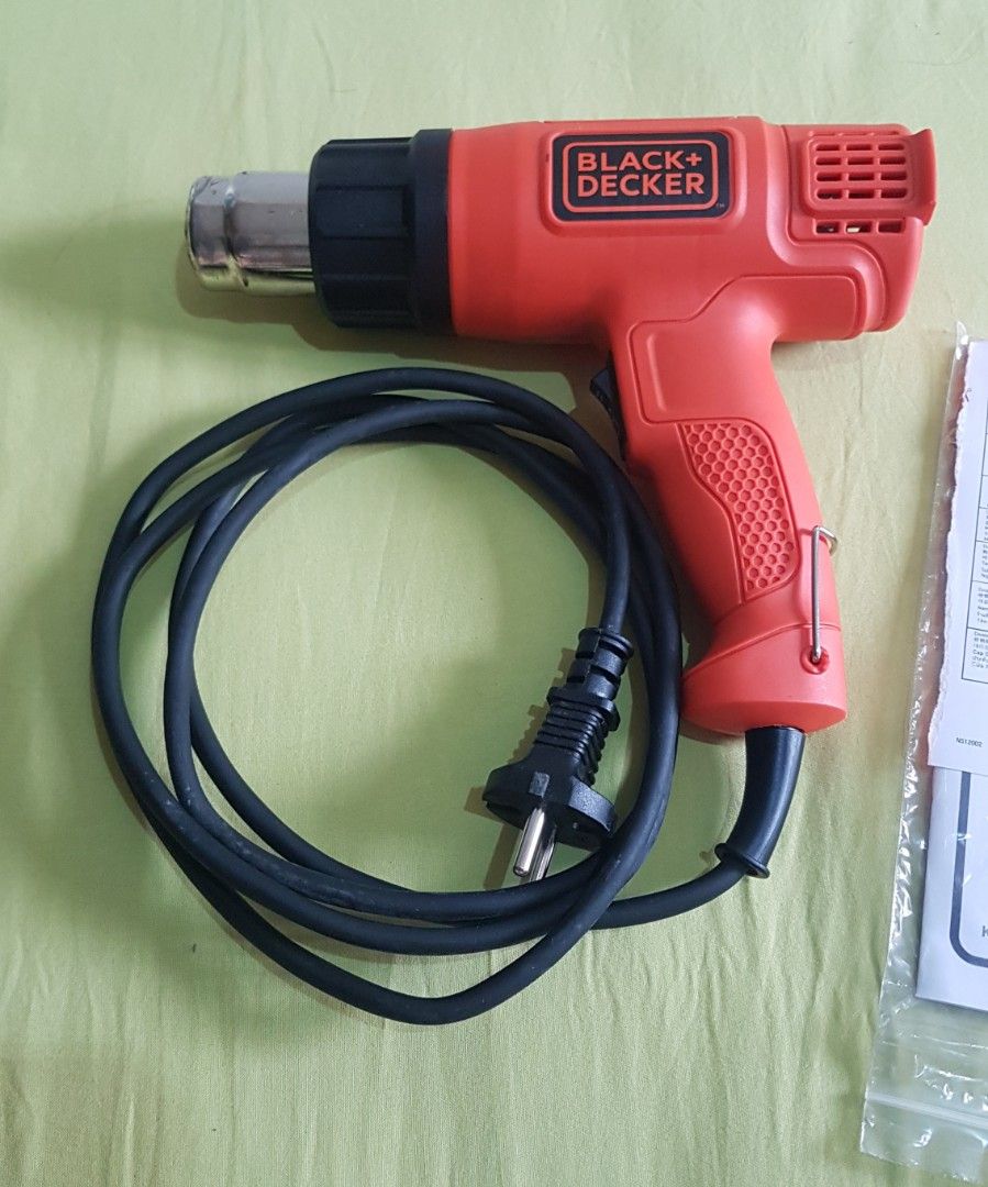 Black + Decker Heat gun, Commercial & Industrial, Construction Tools & Equipment on Carousell