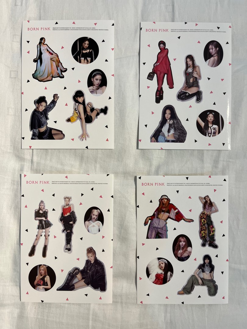 BLACKPINK Sticker (Limited Edition) - Born Pink Vinyl, Hobbies & Toys ...