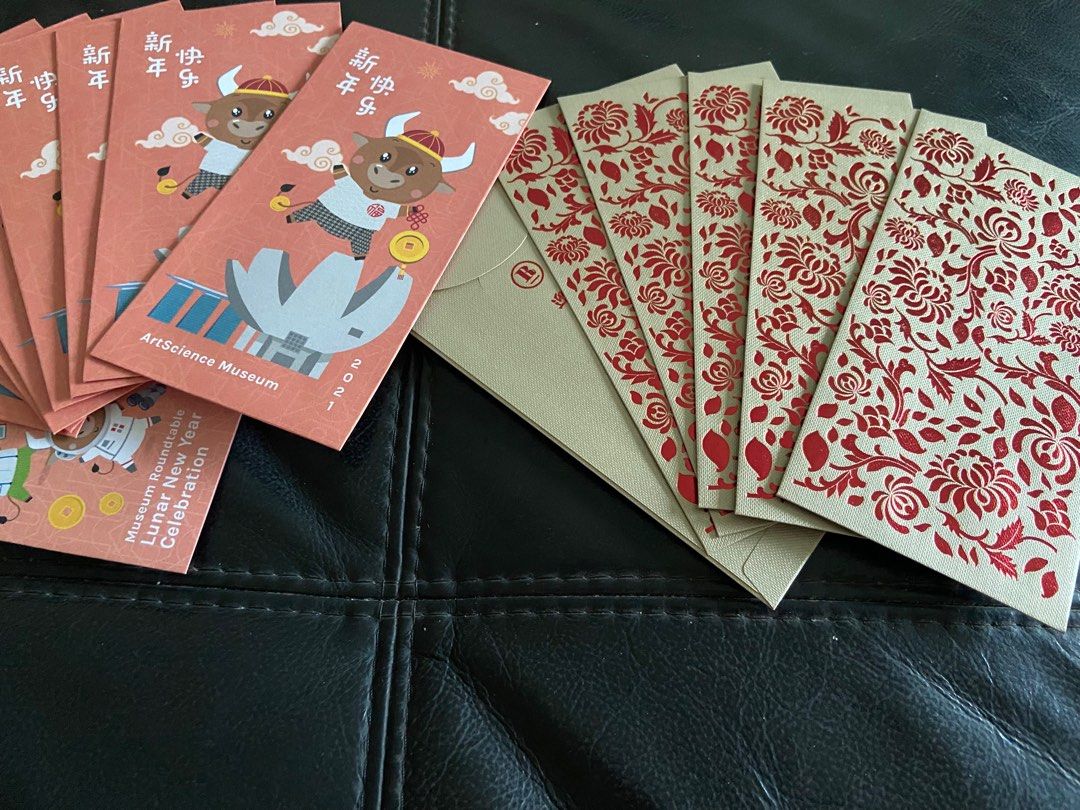 BN collector’s red packets poh heng ocbc robinsons giant art science ...