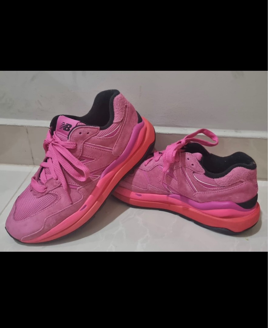 [New] New Balance Neon Pink Mens Sneakers The Romantic Choice 57/40 ...