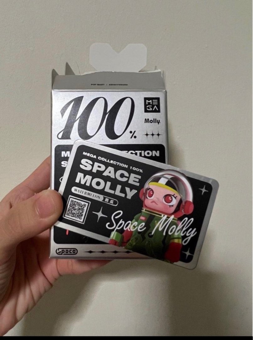 BNIF watermelon 100% mega collection space Molly popmart, Hobbies ...