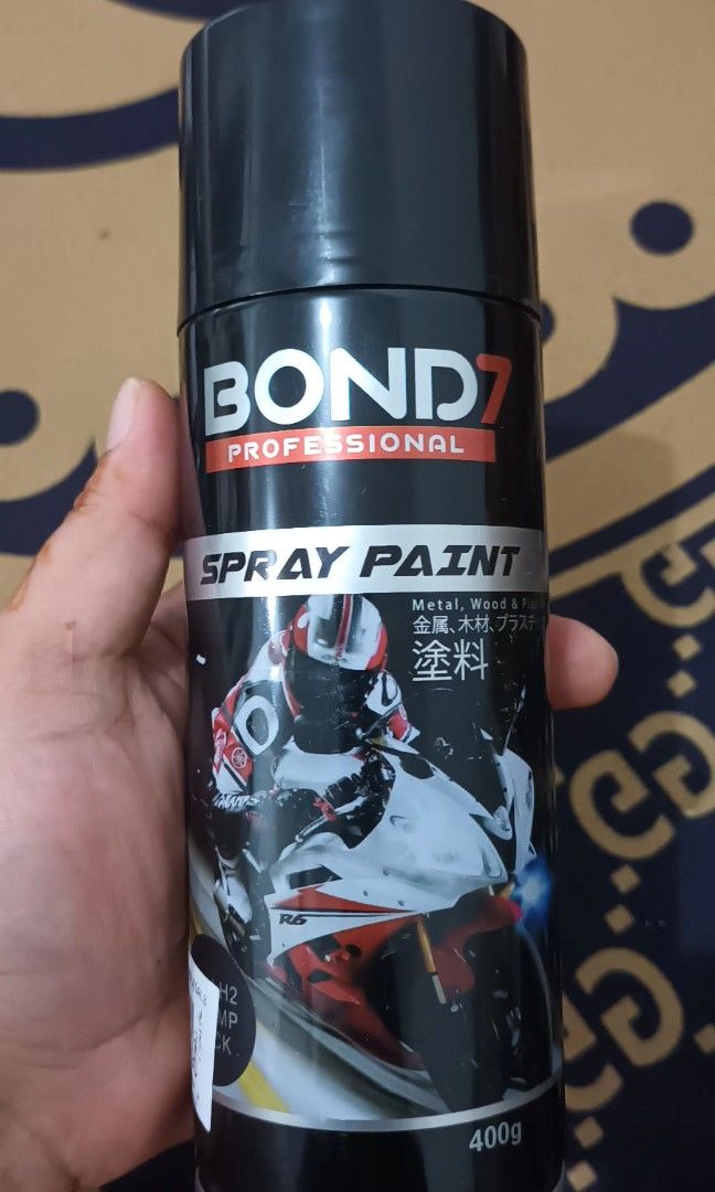 BOND Spray Paint Black, Furniture & Home Living, Home Improvement ...