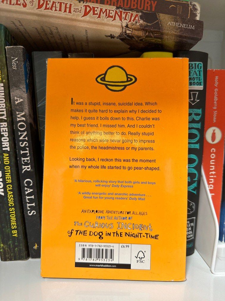 Boom by mark haddon, 興趣及遊戲, 書本 & 文具, 小說 & 故事書 - Carousell