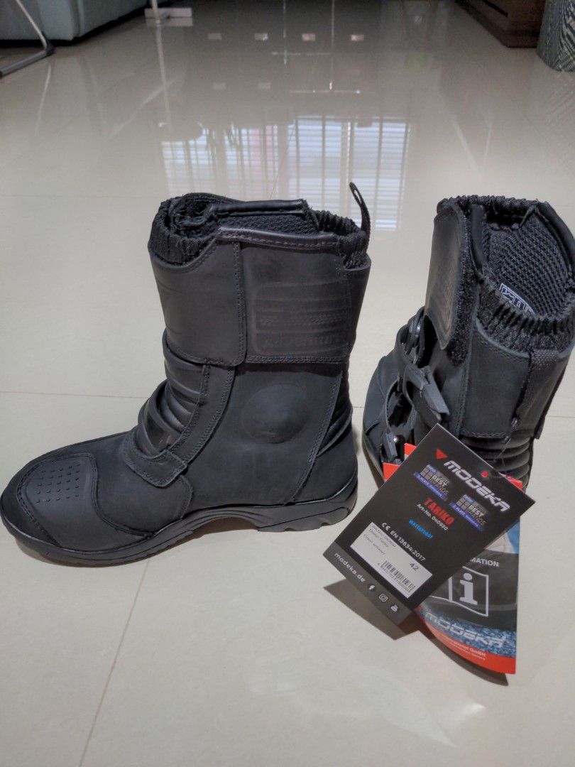 [Brand New] Modeka Tariko waterproof riding boots, Motorcycles ...
