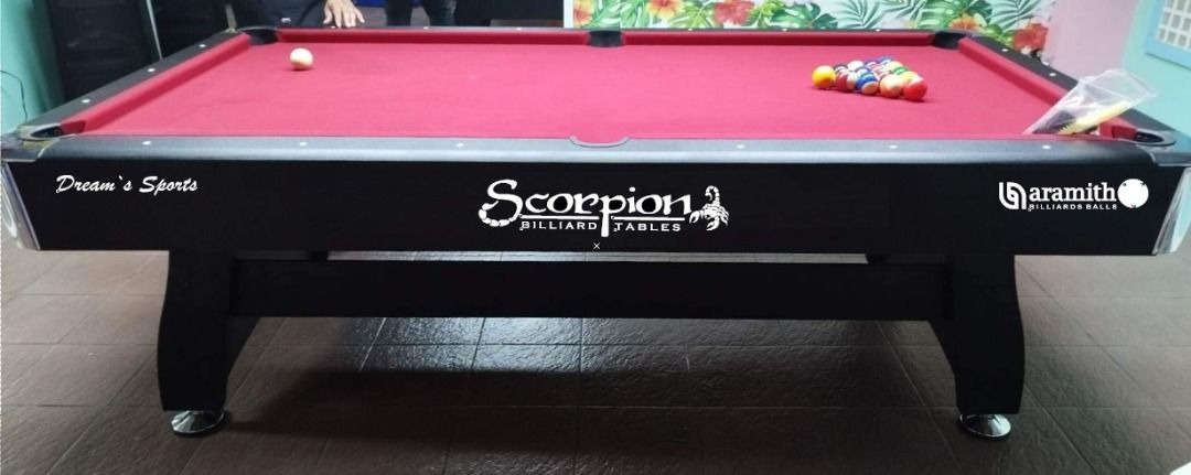 BRAND NEW SCORPION BILLIARD TABLE NEW EDITION !!, Sports Equipment ...