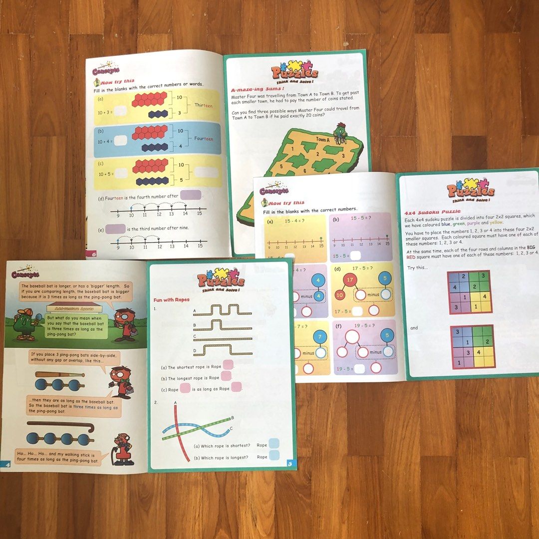 Brand new unused 6 copies of Addventure +venture Math magazines with ...