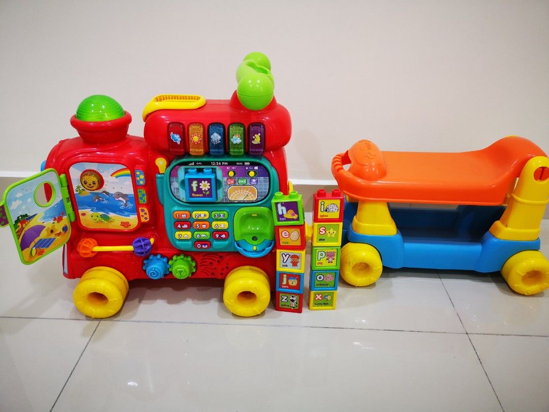 Branded Vtech Push & Ride Alphabet Train (FREE educational chart ...