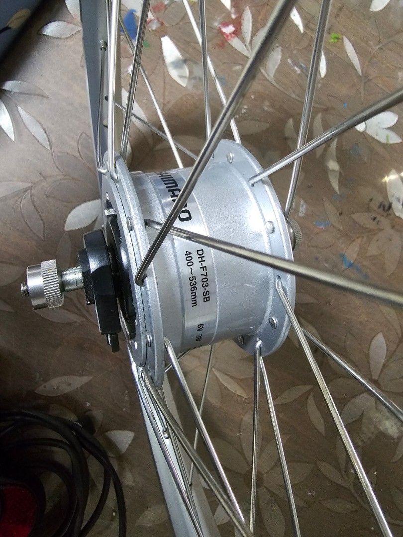 Brompton dynamo front wheel, Sports Equipment, Bicycles & Parts, Parts ...