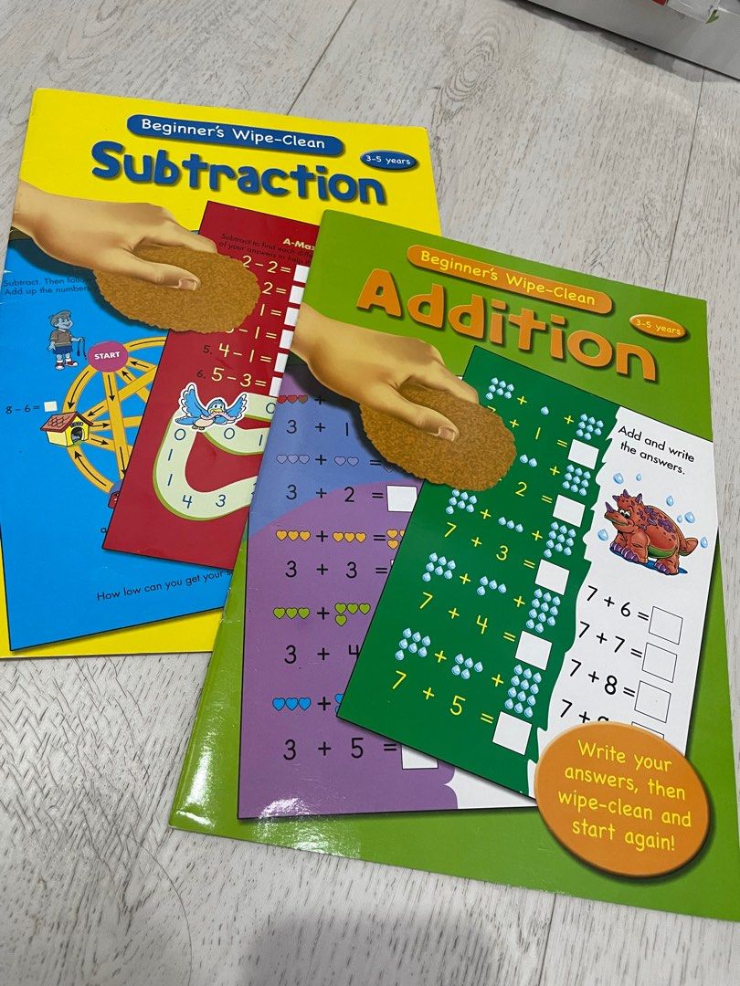 Buku Anak Addition and Subtraction 2 Buku, Buku & Alat Tulis, Buku Anak ...