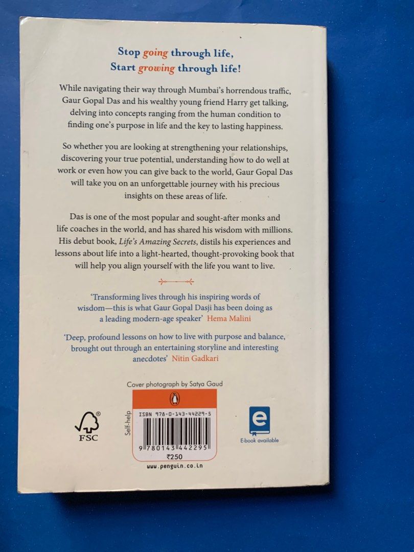 Buku Lifes Amazing Secrets By Gaur Gopal Das Buku And Alat Tulis Buku