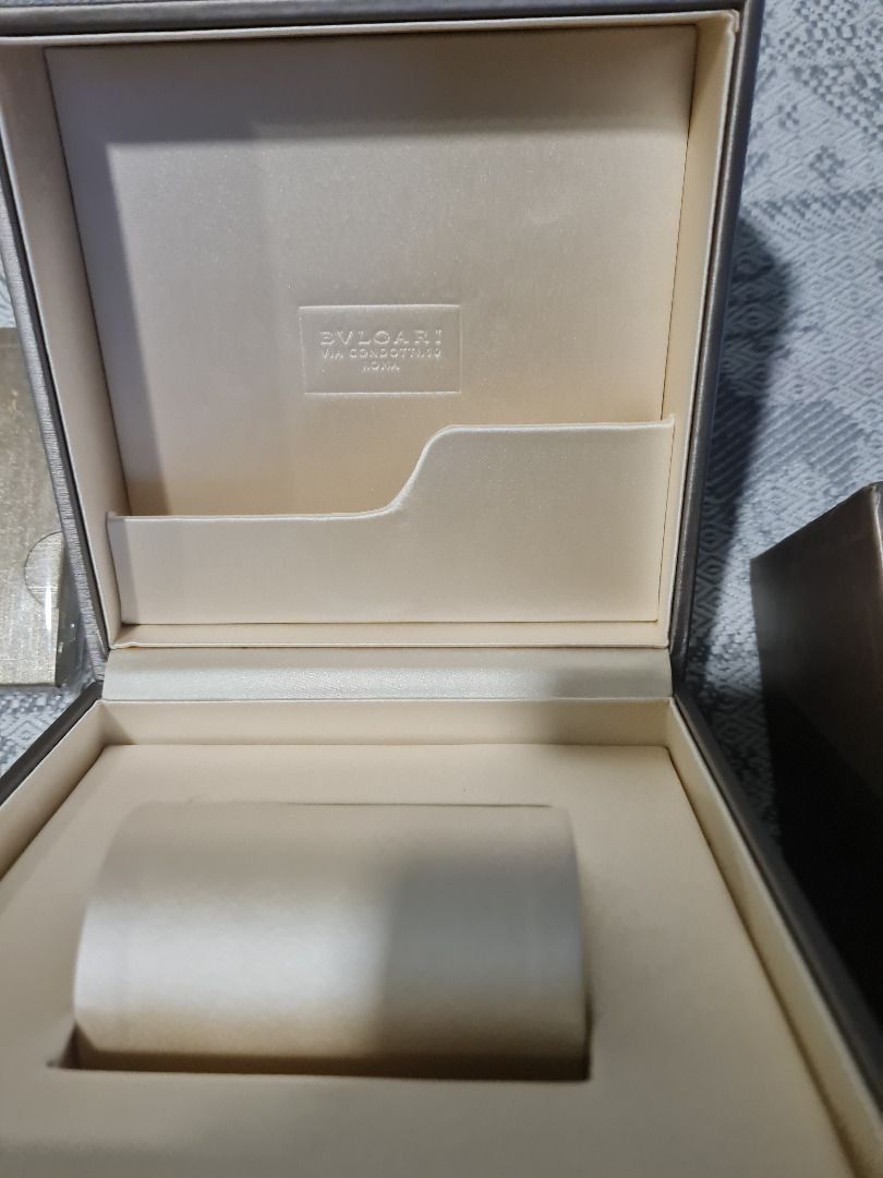 BVLGARI Watch Box, Men's Fashion, Watches & Accessories, Accessory ...