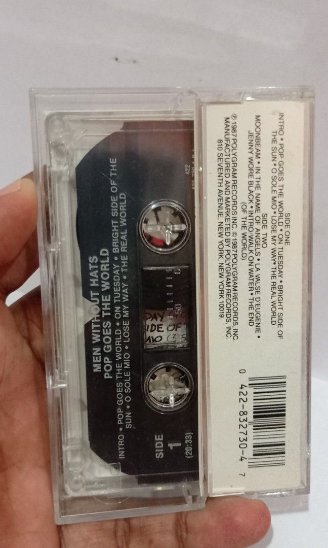 [CASSETTE] MEN WITHOUT HATS - POP GEOS THE WORLD, Hobbies & Toys, Music & Media, CDs & DVDs on ...