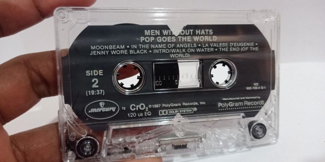 [CASSETTE] MEN WITHOUT HATS - POP GEOS THE WORLD, Hobbies & Toys, Music & Media, CDs & DVDs on ...