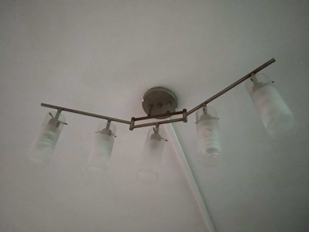 ceiling light movable adjustable arms industrial look, Furniture & Home ...