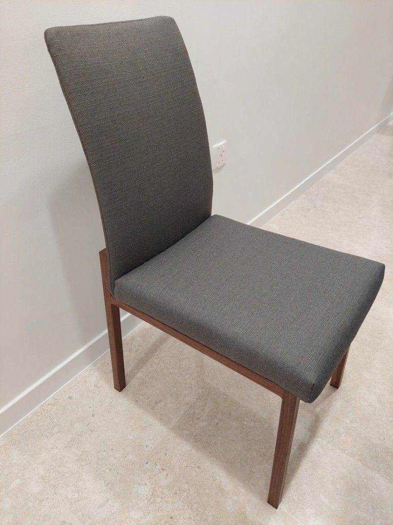 Cellini Bolda Fabric Dining Chairs, Furniture & Home Living, Furniture ...