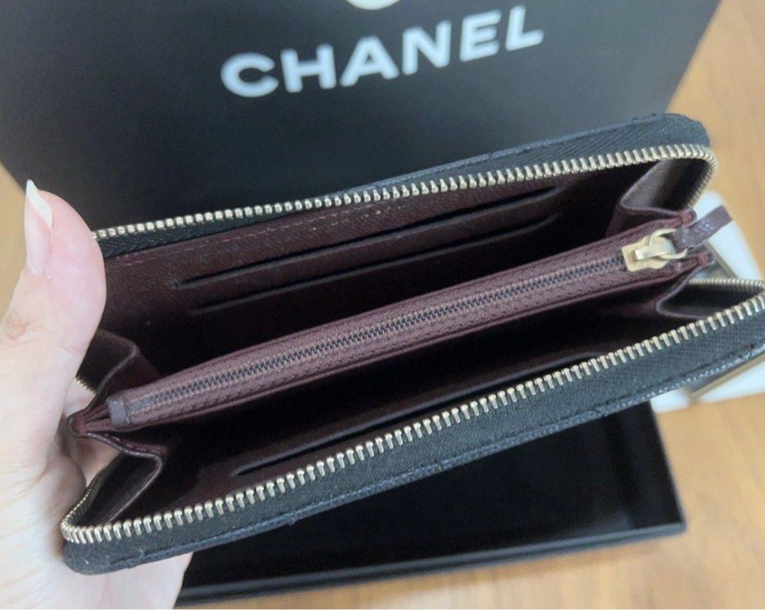 Chanel Caviar Zipper Wallet, Women's Fashion, Bags & Wallets, Wallets ...