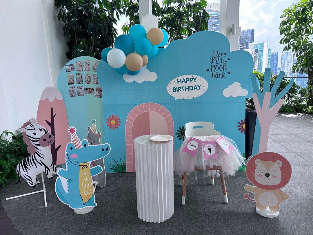 Children birthday backdrop for sales, Babies & Kids, Infant Playtime on ...