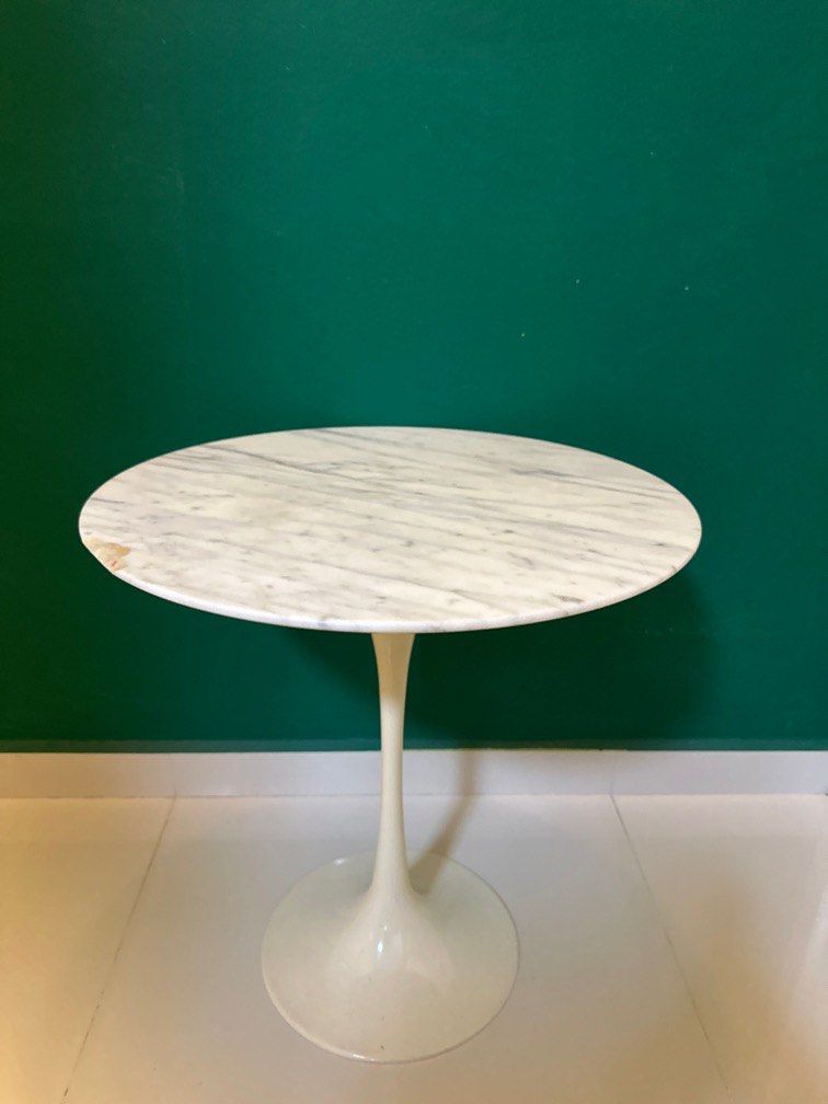 Chipped Marble Side Table, Furniture & Home Living, Furniture, Tables ...