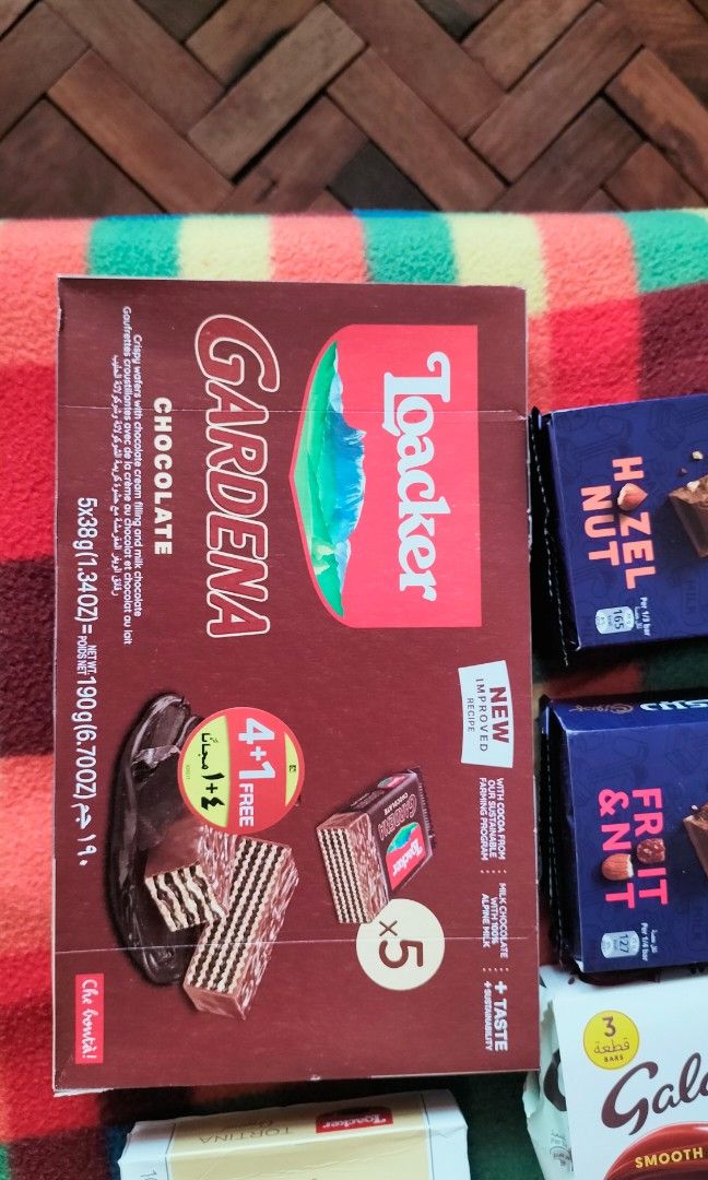 Chocolate, Cadbury,loacker, galaxy, Food & Drinks, Local Eats on Carousell