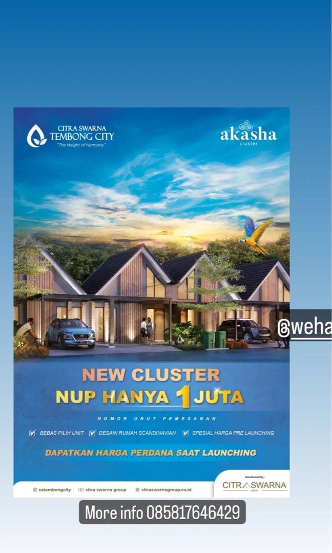 citra swarna Tembong city Serang Banten, Properti, Dijual di Carousell