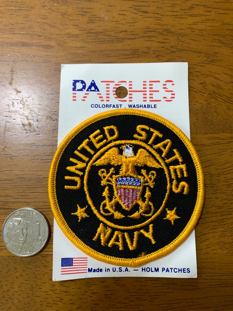 Cloth Patch United States Navy, Hobbies & Toys, Stationary & Craft ...