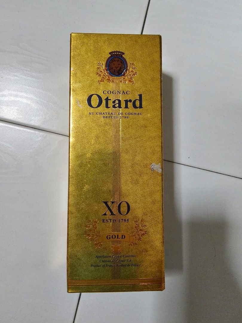 COGNAC Otard XO Gold, Food & Drinks, Alcoholic Beverages on Carousell