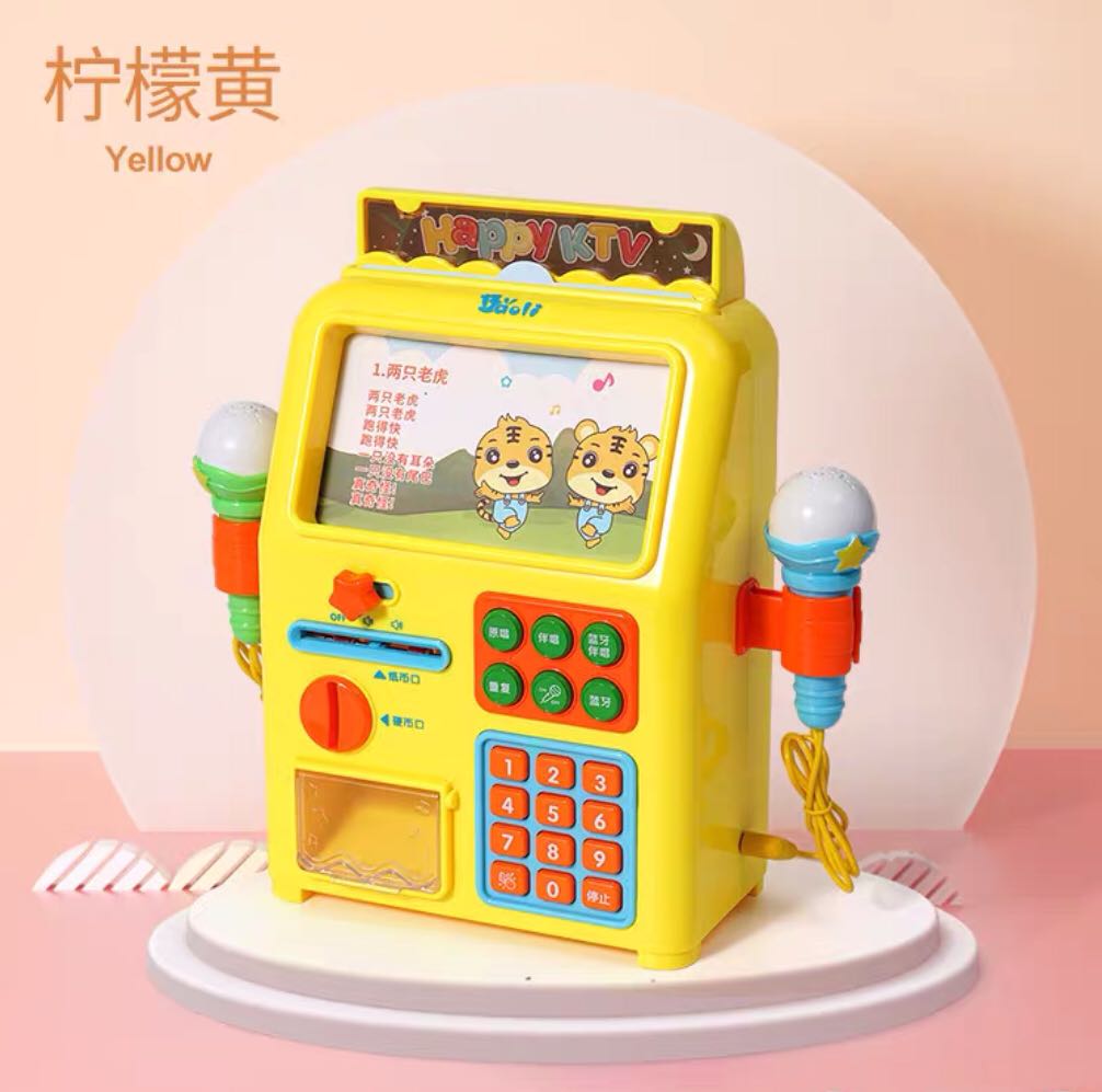 Coin Karaoke Toy w/ microphone, Hobbies & Toys, Toys & Games on Carousell