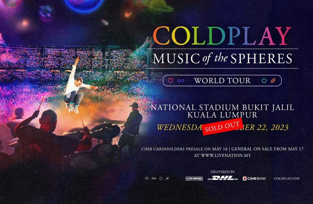 Coldplay: Music Of The Spheres World Tour (KL) || 4 x Higher Power VIP ...
