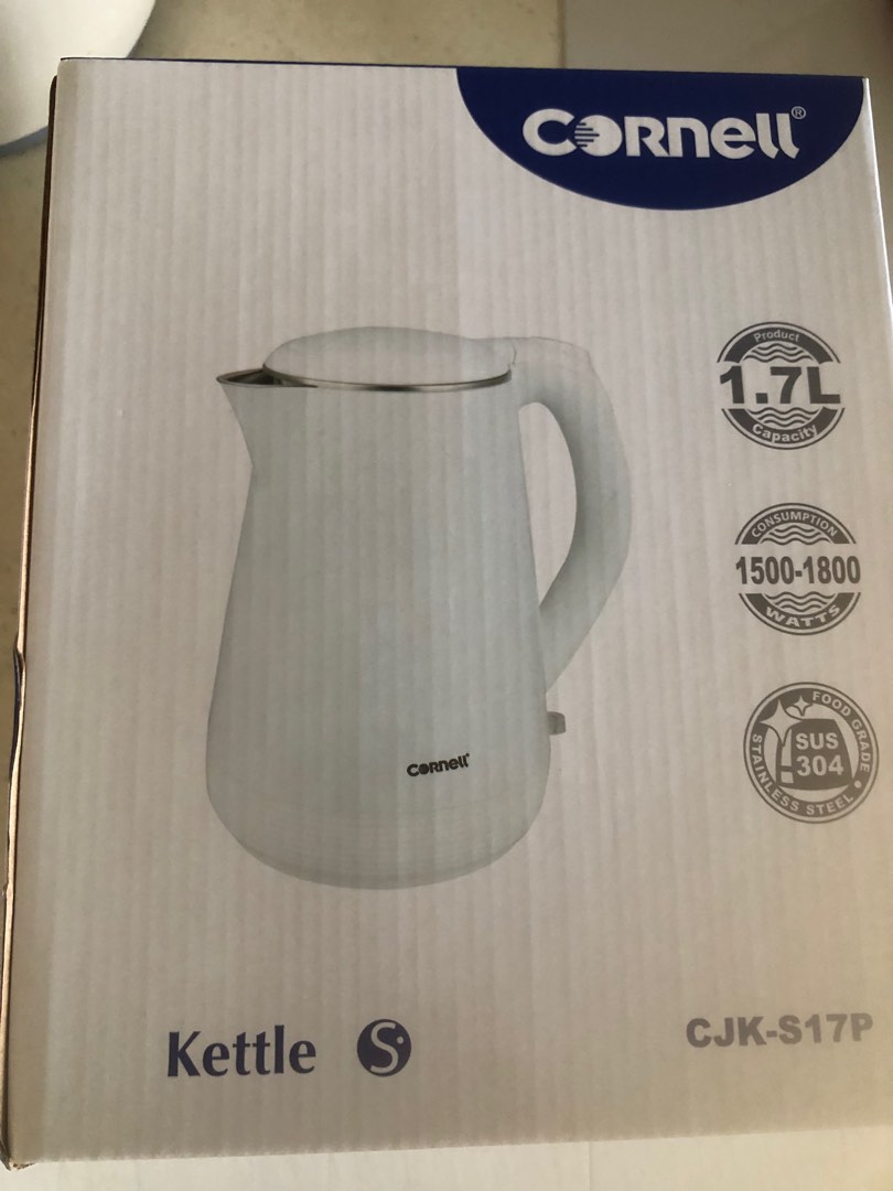 Cornell kettle 1.7L, TV & Home Appliances, Kitchen Appliances, Kettles & Airpots on Carousell
