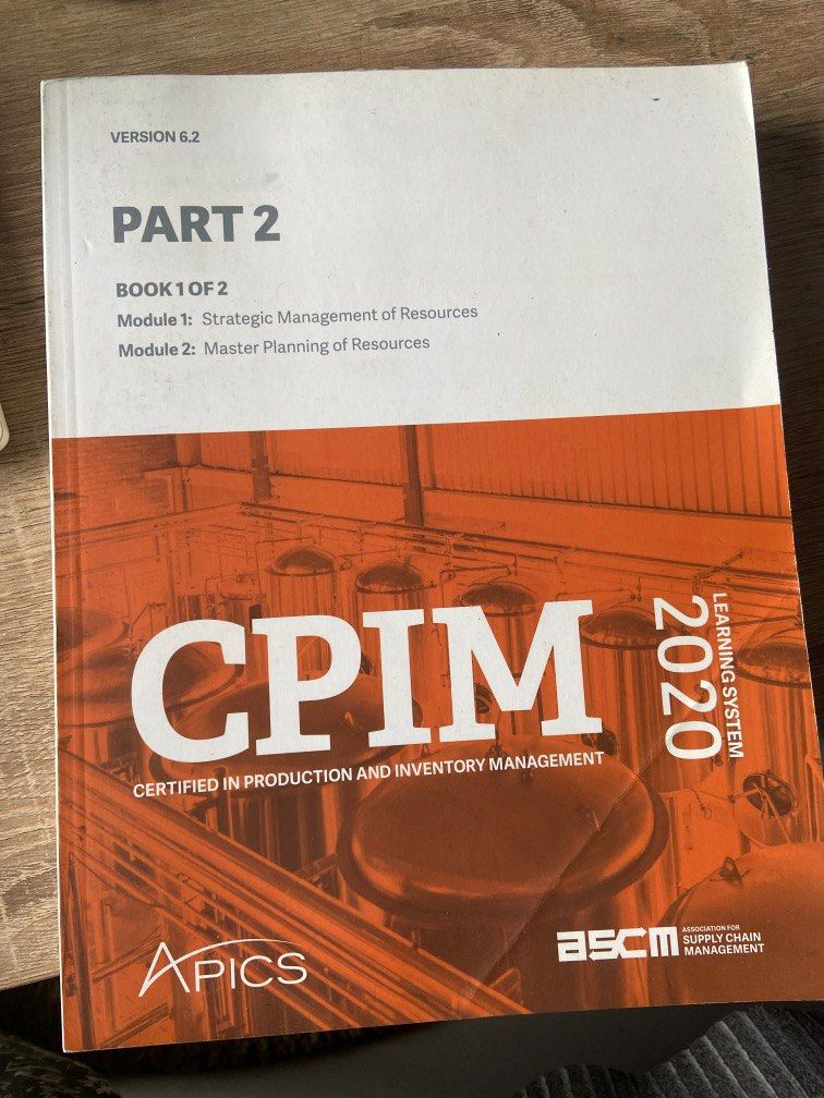 CPIM part 1 part 2 2020, Hobbies & Toys, Books & Magazines, Textbooks on Carousell