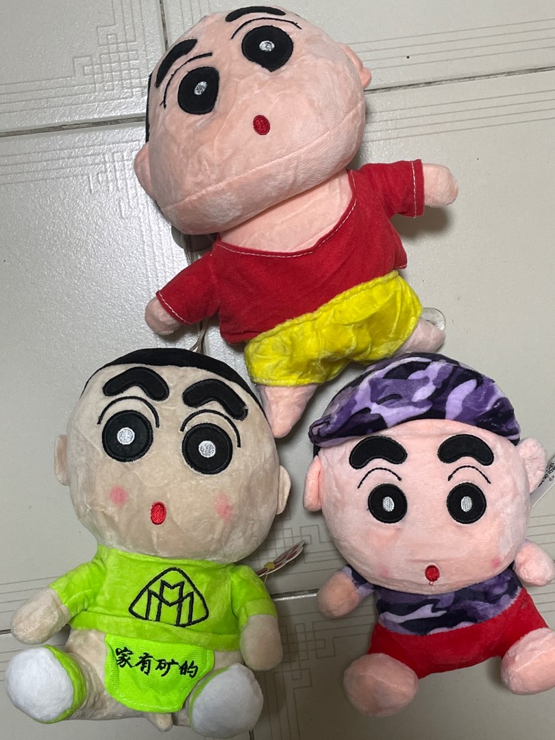 Crayon Shin Chan soft toys with suction cups, Hobbies & Toys, Toys ...
